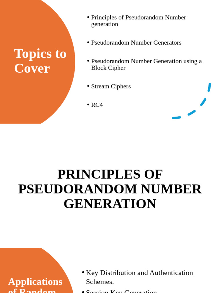 Random Bit Generation and Stream Ciphers | PDF | Algorithms | Applied Mathematics