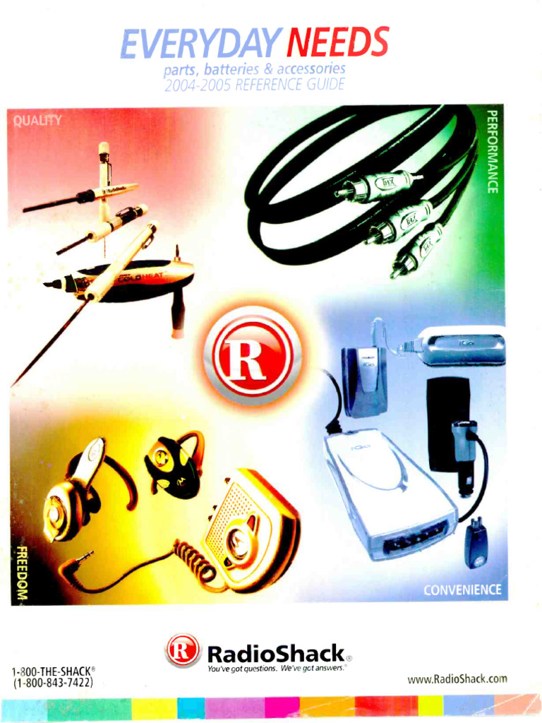 Radio Shack Commercial Division 90's | PDF | Cable Television | Loudspeaker