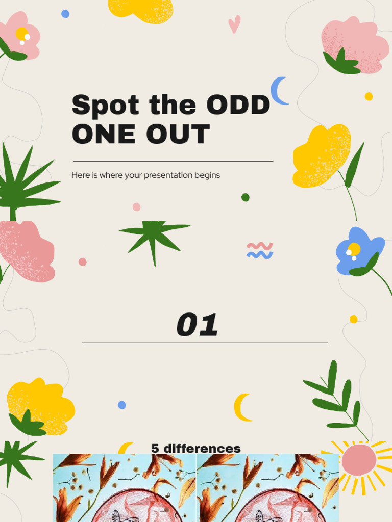 Spot The OdD On Out | PDF