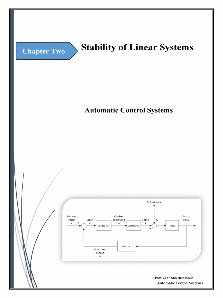 Ch2-Stability of Linear Systems - 2021 | PDF