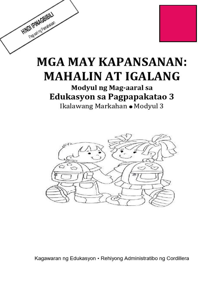 EsP3 q2 Mod3 Mga-May-Kapansanan Mahalin-at-Igalang | PDF