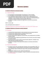 Cambridge International As & A Level 9609 Business Syllabus For ...