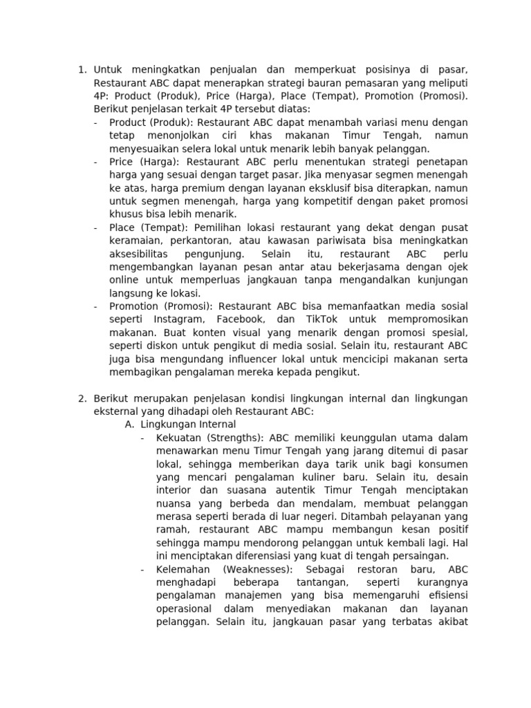 Diskusi 2 Manajemen Pemasaran | PDF