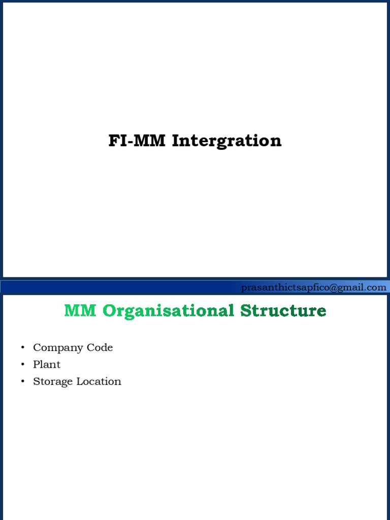 Integracion Sap MM Fi 1720475636 | PDF | Receipt | Business