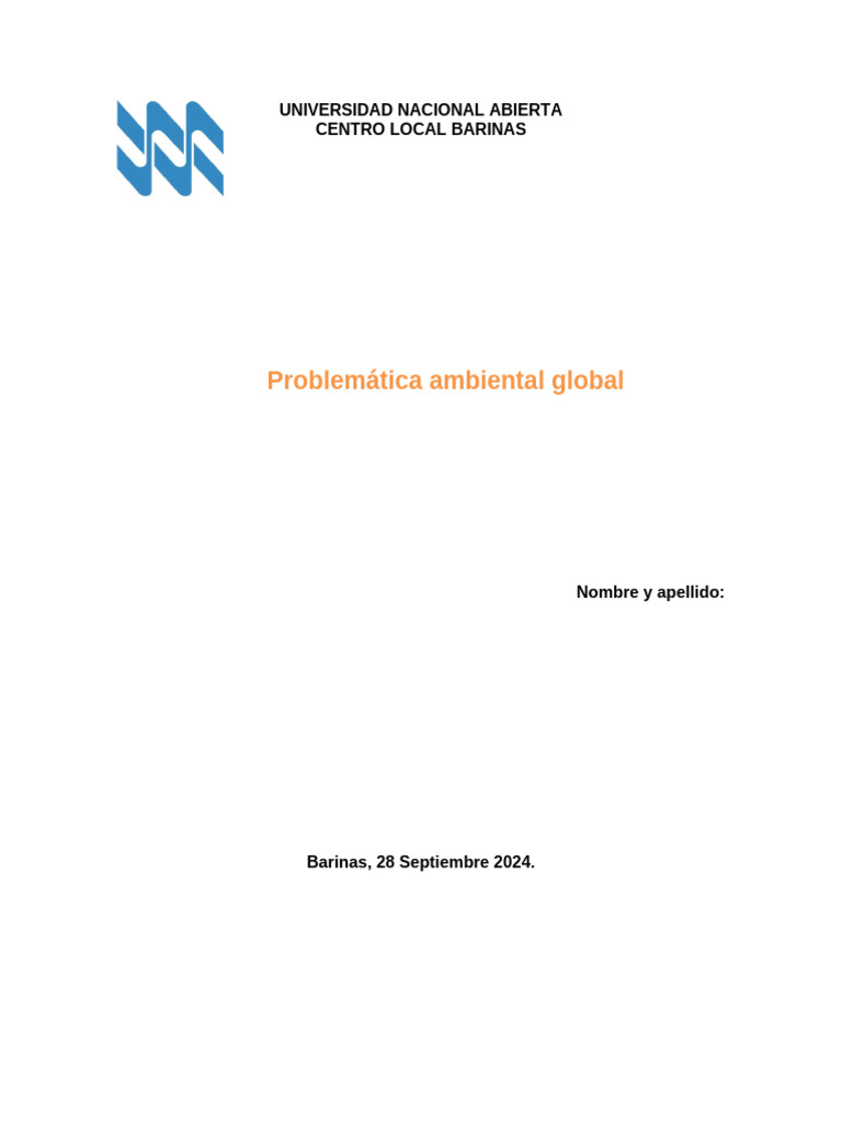 117 Obj 2.1 Problematica Ambiental Global | PDF | Entorno natural ...