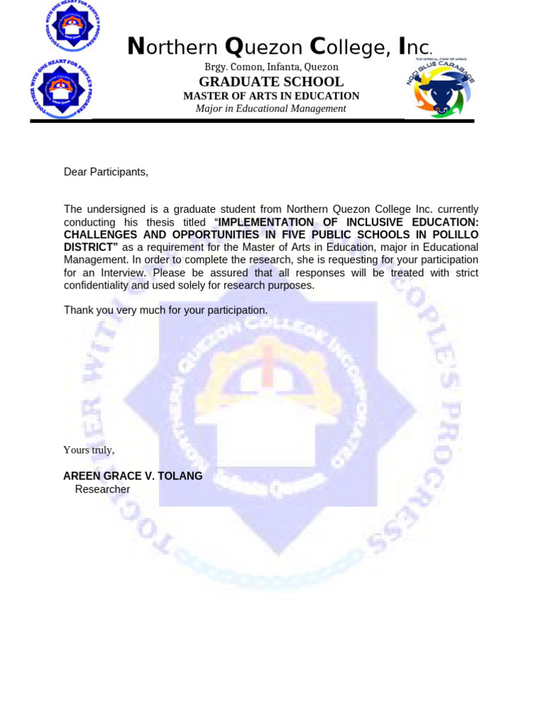 Survey Questionnaire and Interview Guide | PDF