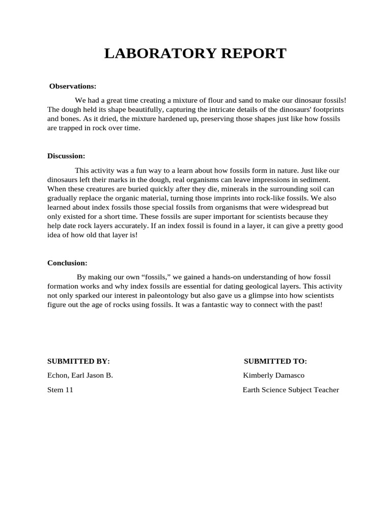 Laboratory Report | PDF | Social Science