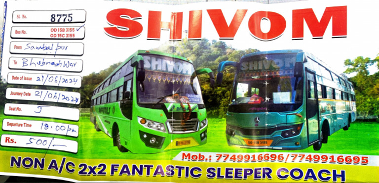 Bus Ticket - 1 | PDF