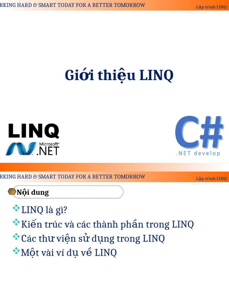 0001-Giới Thiệu Linq | PDF