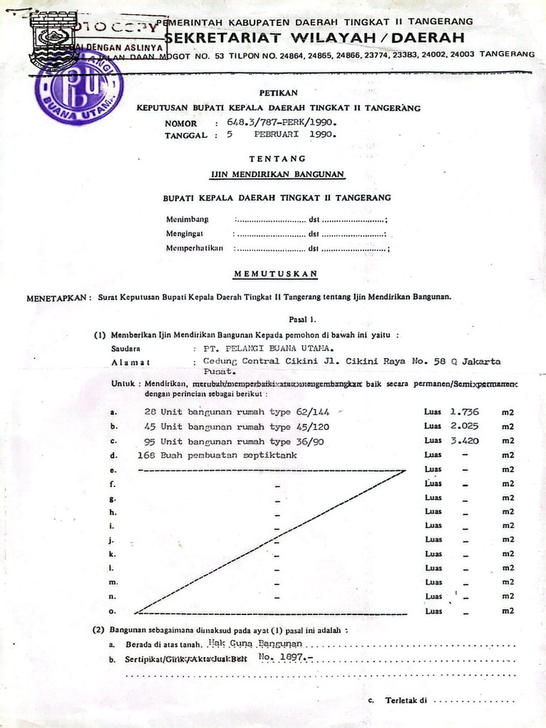 IMB Maulana (Versi Tahun 1990) | PDF