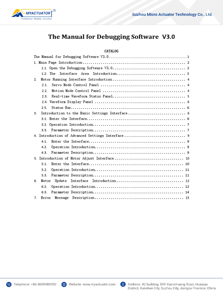 V3.0 Debugging Software Manual - Latest Version | PDF | Power Supply ...