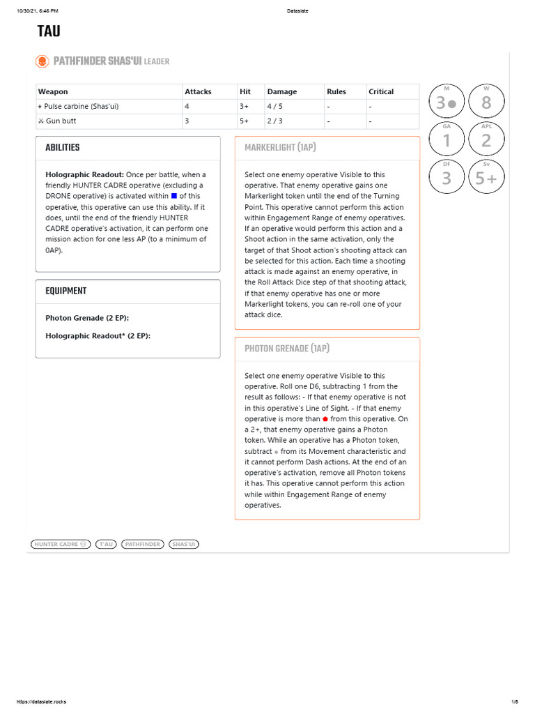 Tau KT | PDF | Projectile Weapons | Military Science