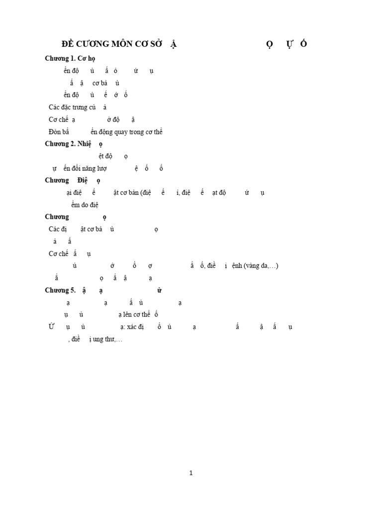De Cuong On Tap K72 | PDF