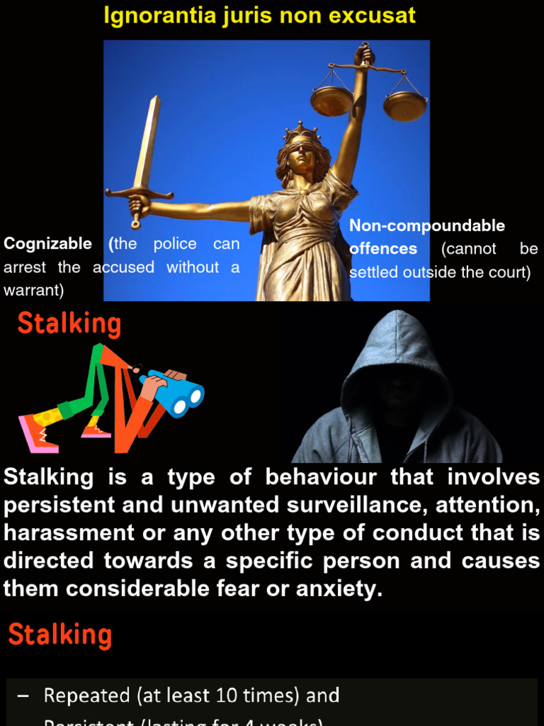 Understanding Stalking and Its Risks | PDF | Stalking | Misconduct