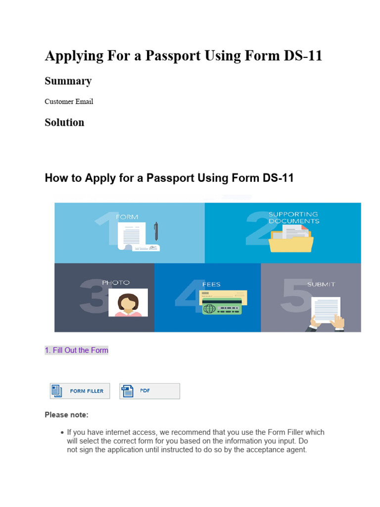 Passport Application Guide | PDF | Identity Document | Passport
