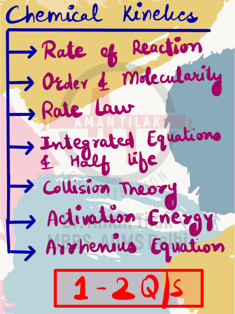 Chemical Kinetics | PDF | Reaction Rate | Chemical Kinetics
