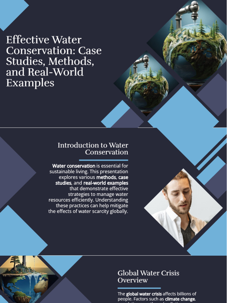 Slidesgo Effective Water Conservation Case Studies Methods and Real ...