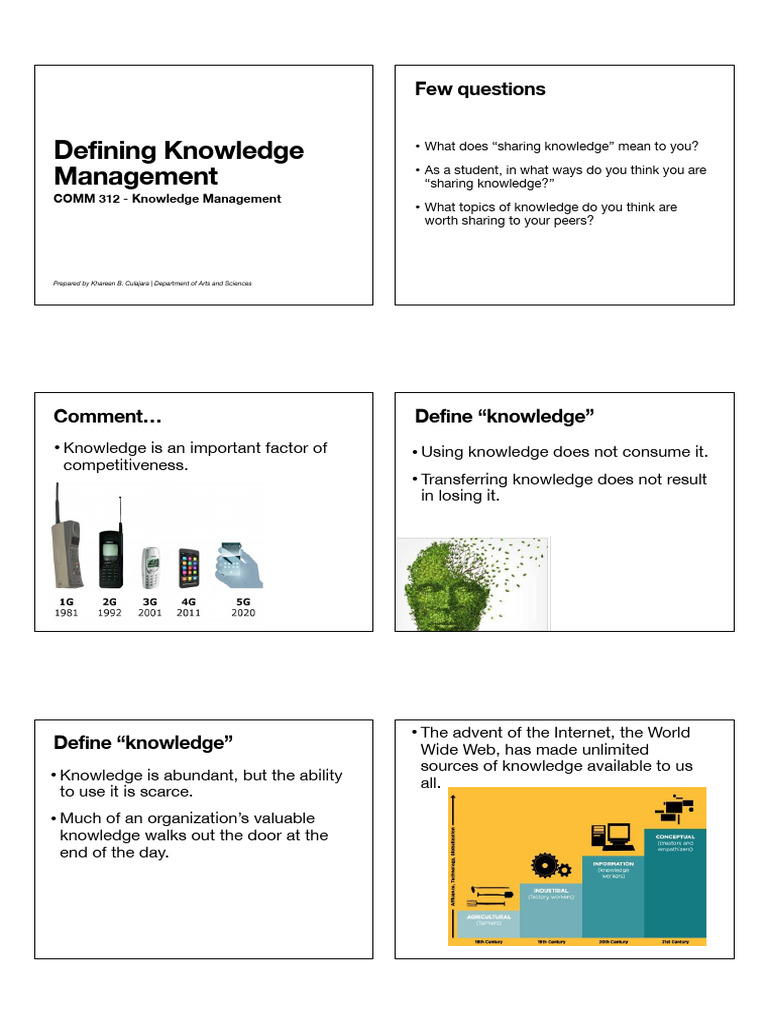 Understanding Knowledge Management Concepts | PDF | Knowledge Management | Knowledge