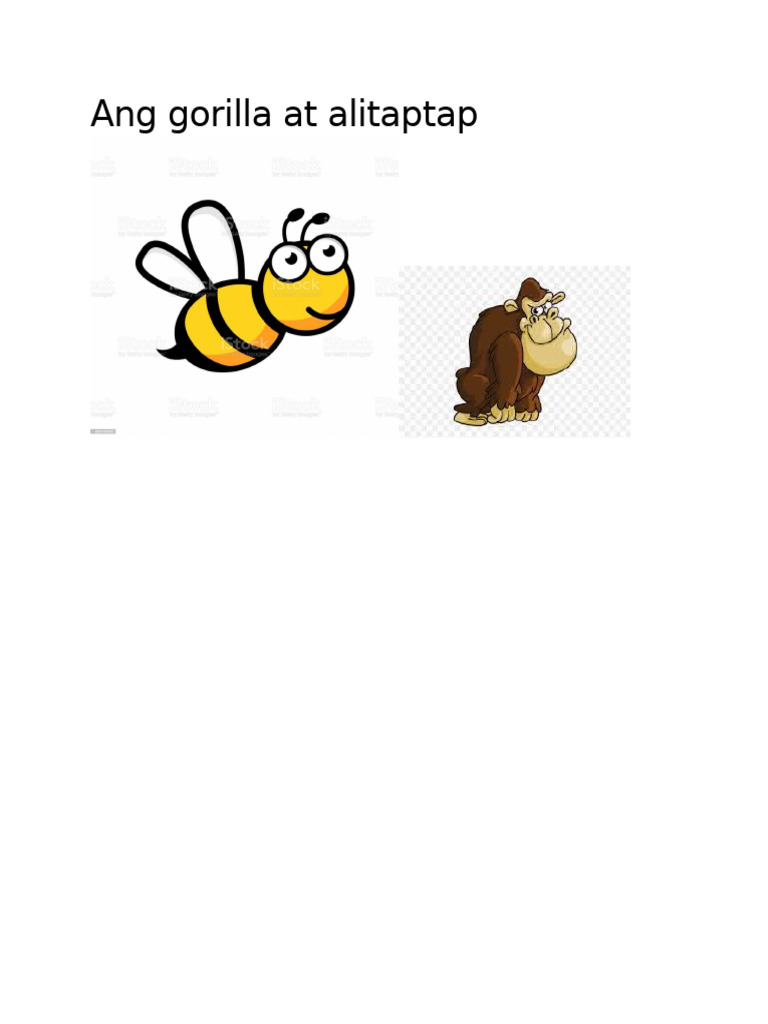 Ang Gorilla at Alitaptap | PDF
