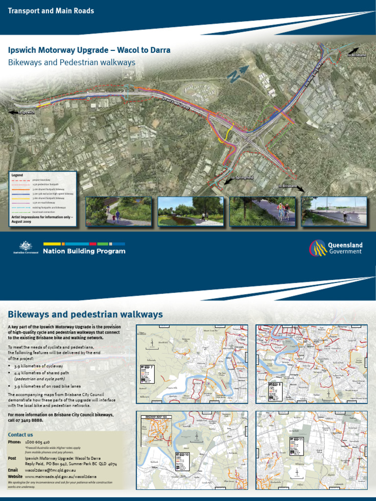 Brisbane Bike Paths Upgrade Overview | PDF | Transport | Land Transport