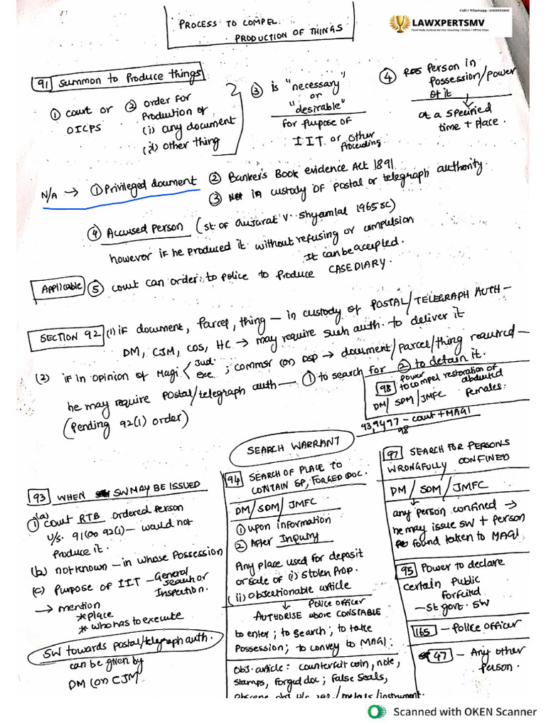 Chapter Vii CRPC | PDF