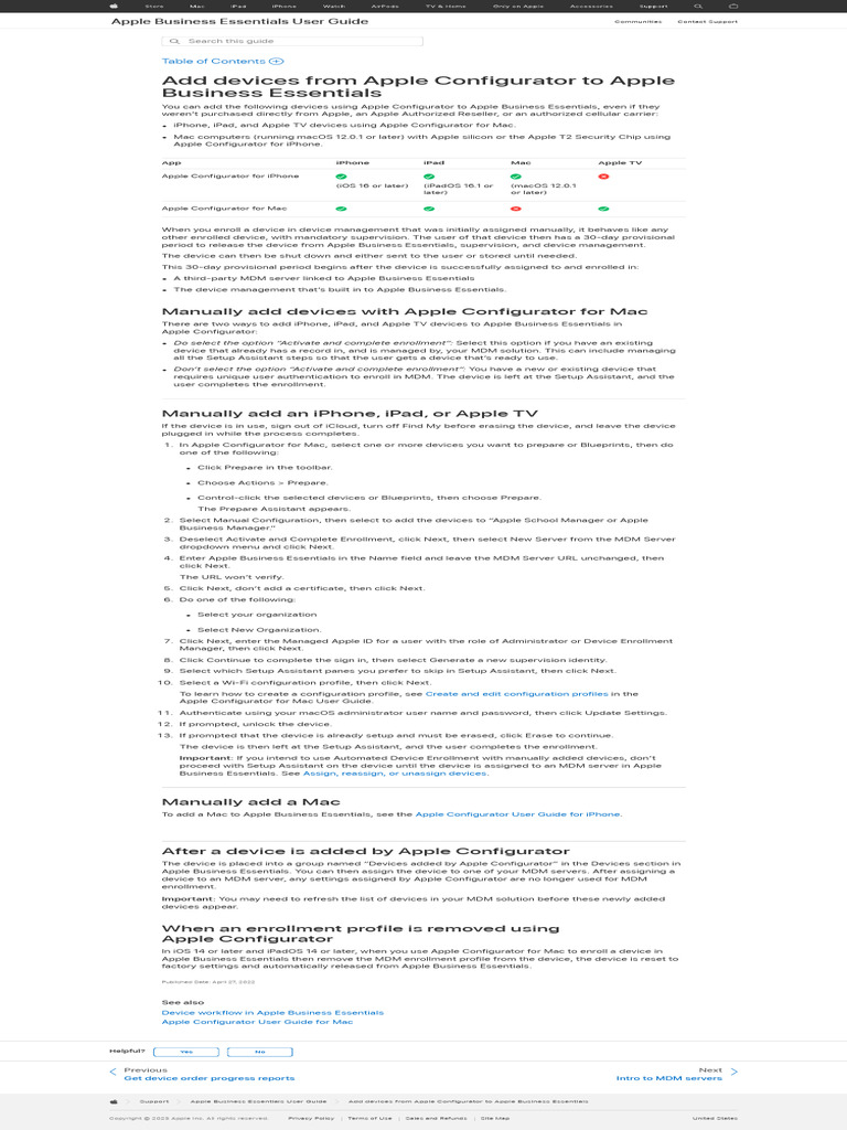 Add Devices to Apple Business Essentials | PDF | Apple Inc. | I Phone