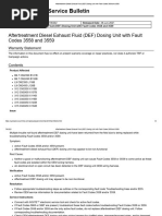 FAULT CODE 3559 - Aftertreatment 1 Diesel Exhaust Fluid Dosing Unit ...