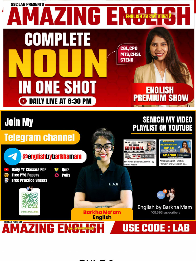 NOUN -AMAZING 3 | PDF | Plural | Grammatical Number