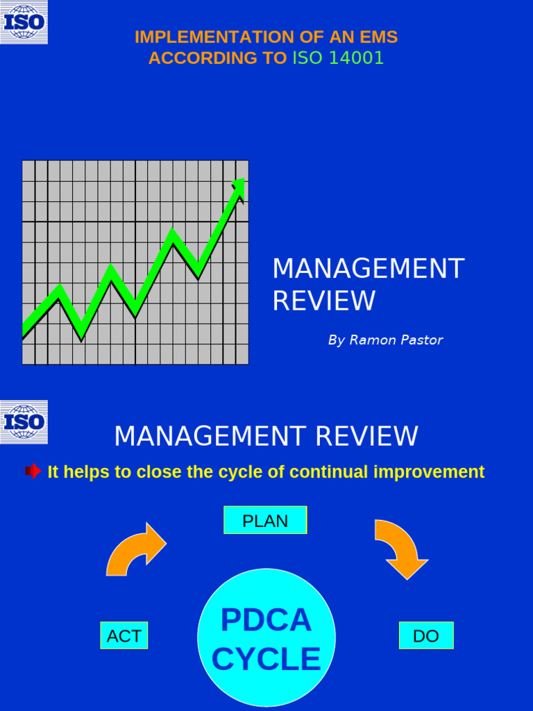 ISO 14001 EMS Management Review Guide | PDF | Business