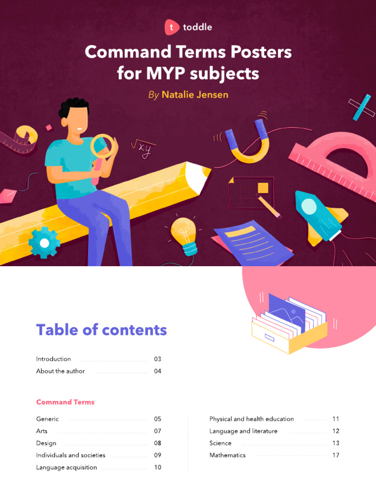 MYP Command Terms Posters | PDF | Information | Knowledge