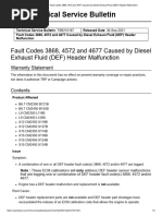Fault Codes 3868, 4572 and 4677 Caused by Diesel Exhaust Fluid (DEF ...