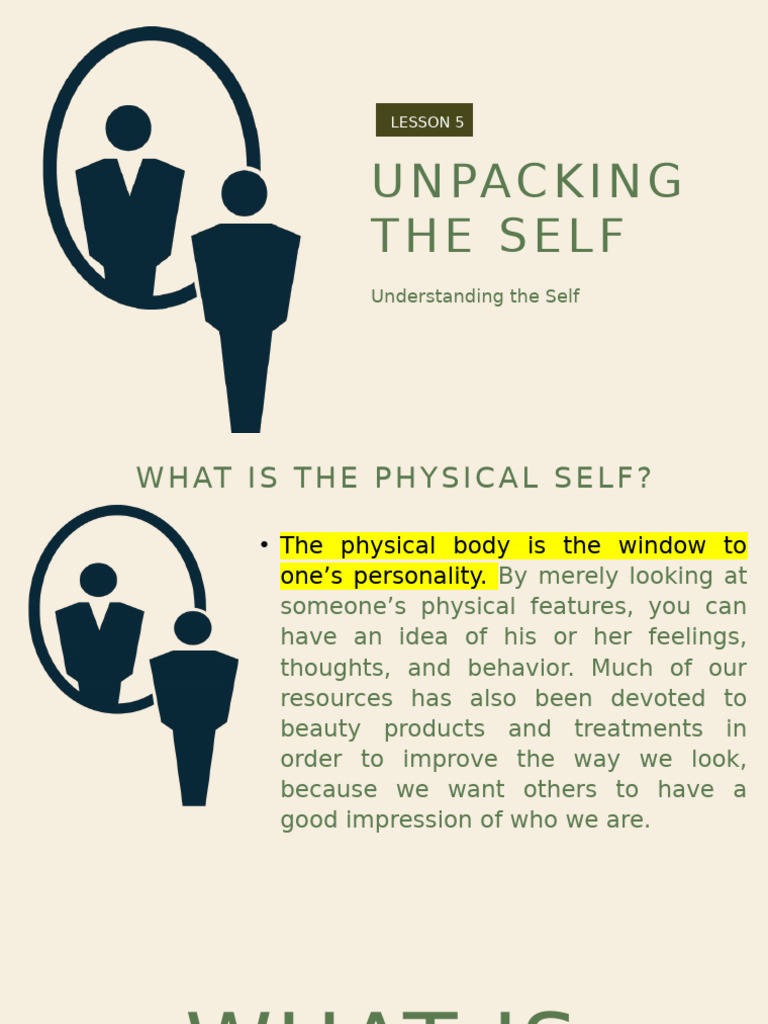 Understanding The Self 5 | PDF | Id | Psychology