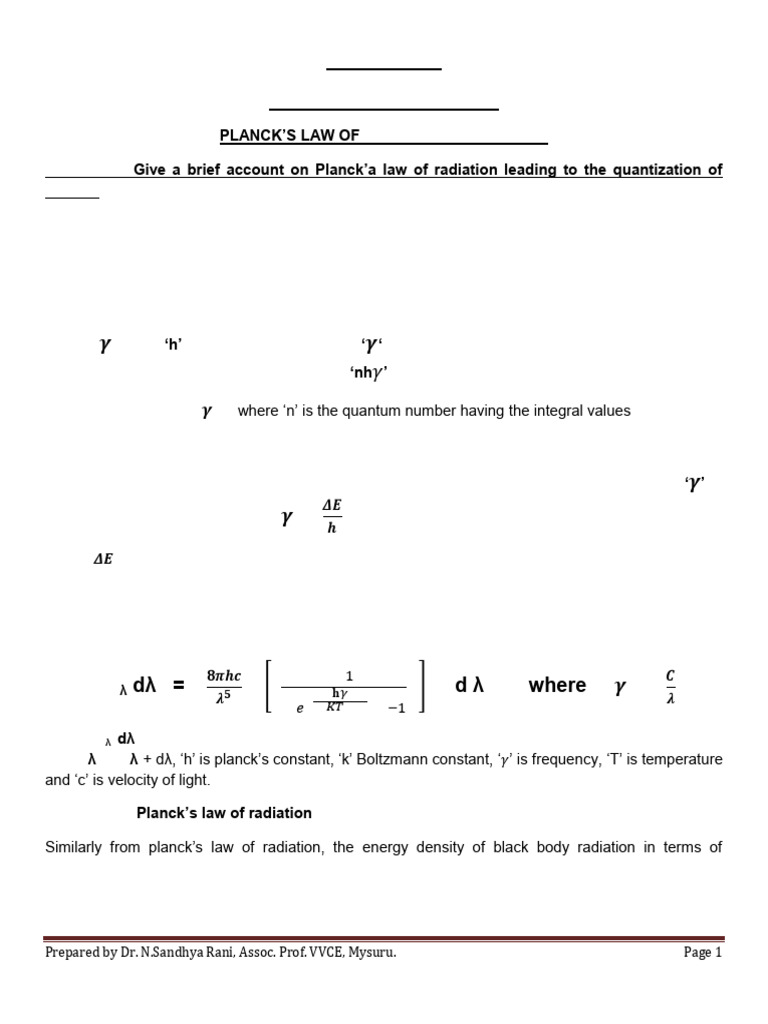 MODULE - 4 Quantum Mechanics and Lasers | PDF | Electromagnetic ...