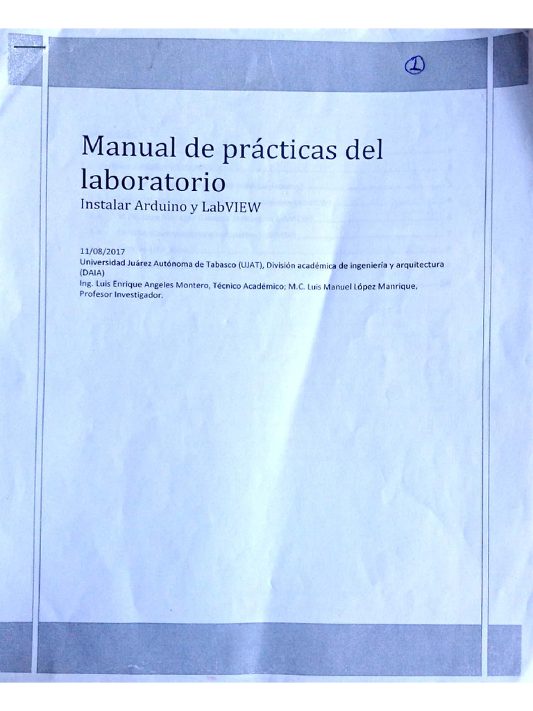 Manual de Prácticas Arduino y Labview | PDF