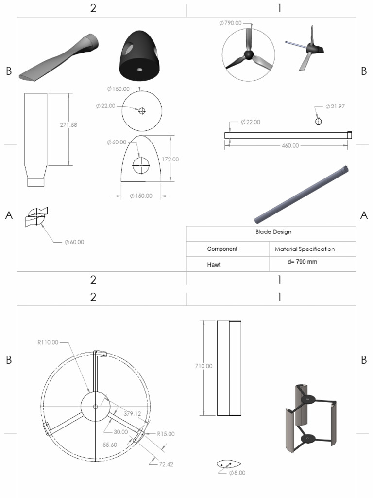 wind turbine dimension | PDF | Renewable Energy | Power (Physics)