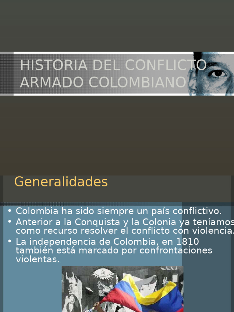 4 Historia Del Conflicto Armado Colombiano | PDF | Colombia | Política ...