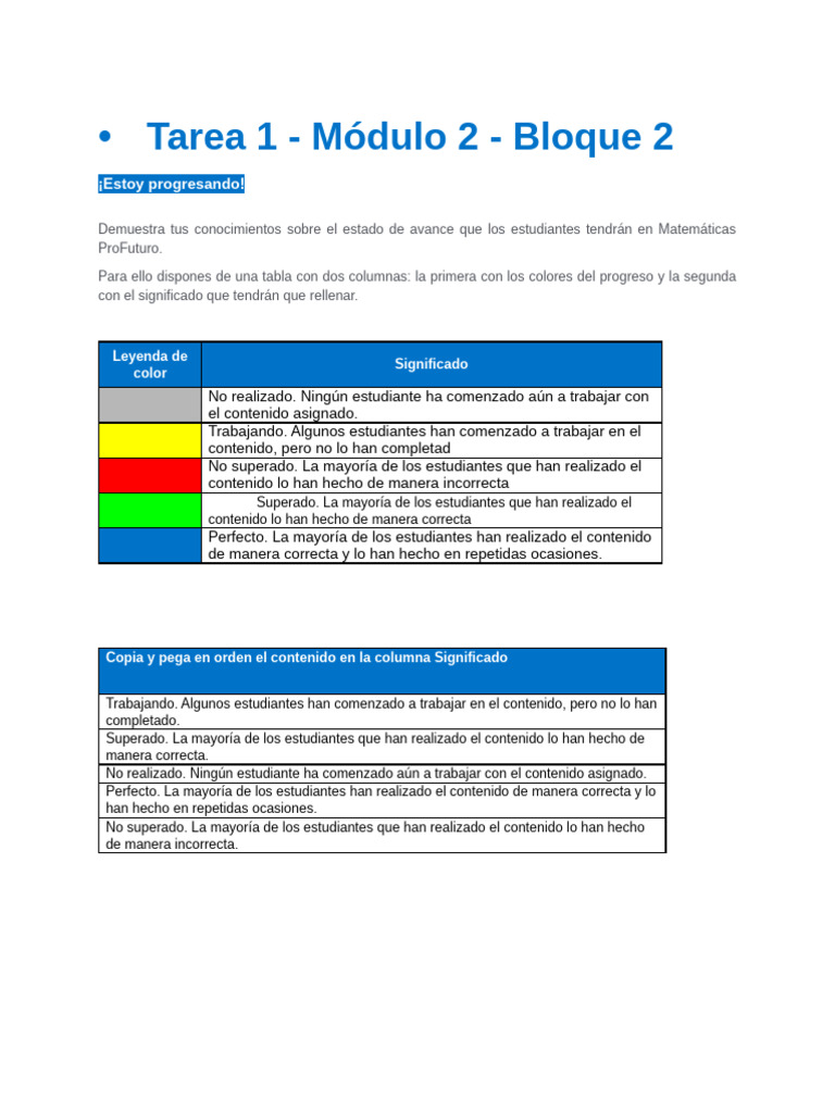 Tarea 1 - Módulo 2 - Bloque 2 - ES | PDF
