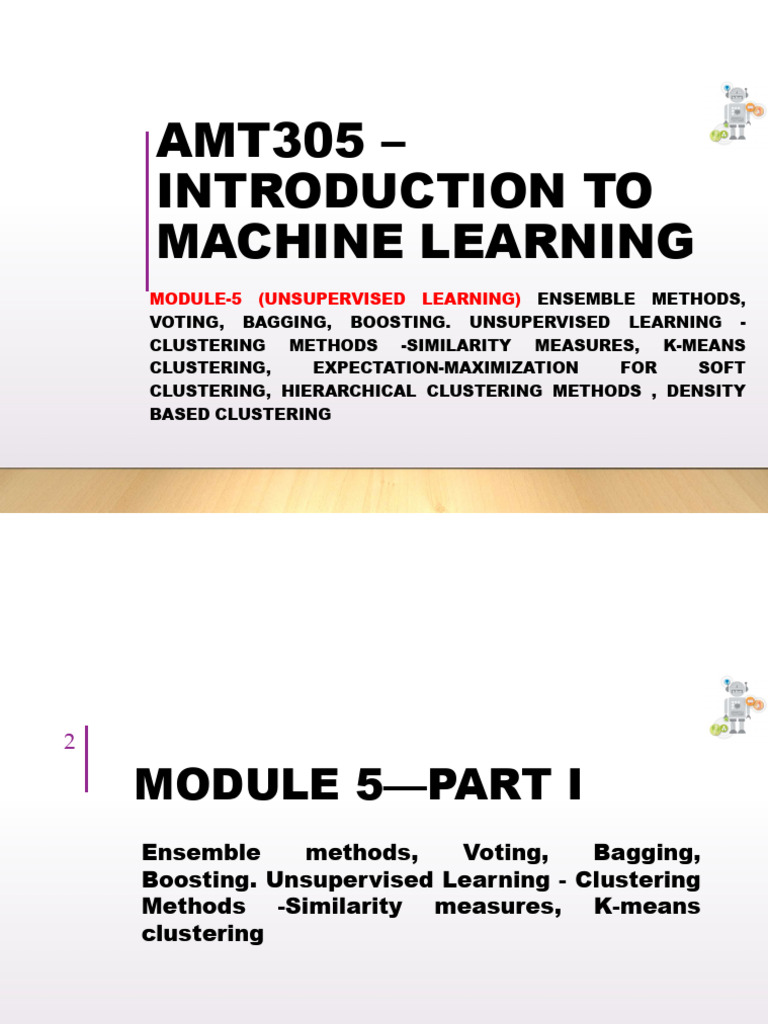 module 5-Part 1 | PDF | Learning | Multivariate Statistics