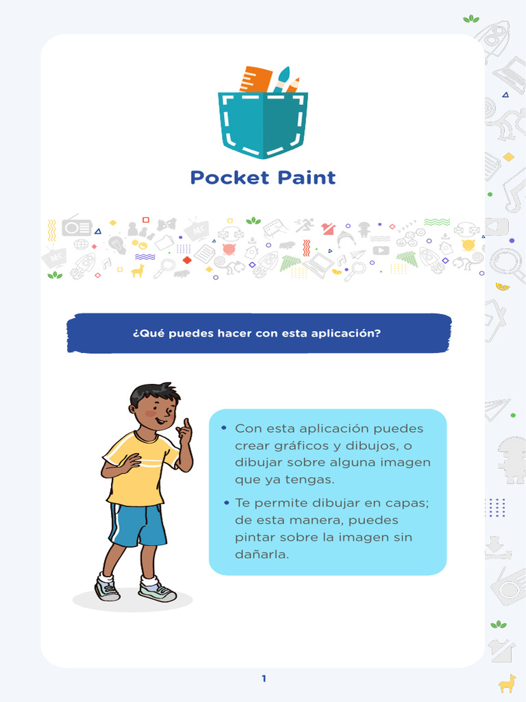 Guia de Paint Pocket para Estudiantes | PDF | Informática | Software