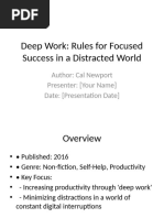 Deep Work Full | PDF | Disciplines | Behavioural Sciences