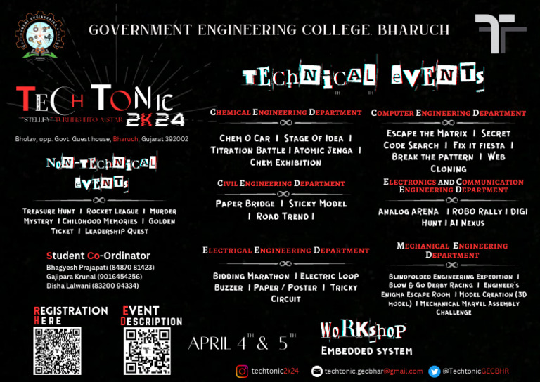 Techtonic Campaning Flyer Date | PDF | Computer Engineering | Electrical Engineering