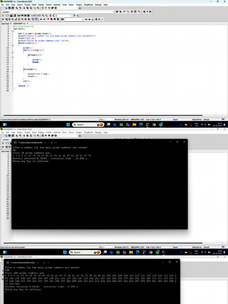 (s-26) Assignment 3 Vaishnavi Lahane | PDF | Computer Science | Computer Programming