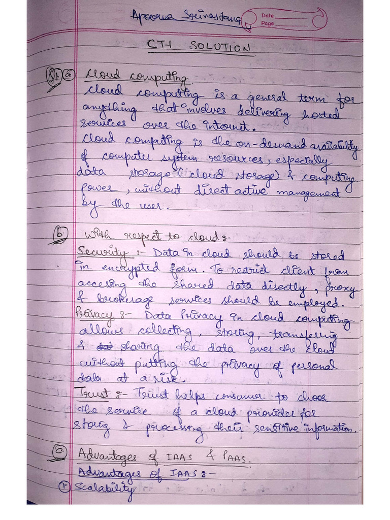 2021-22 - RCA-E31 - CT1 Solution | PDF