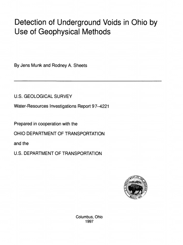GPR 228 Detection of Underground Voids (VOIDS) | PDF