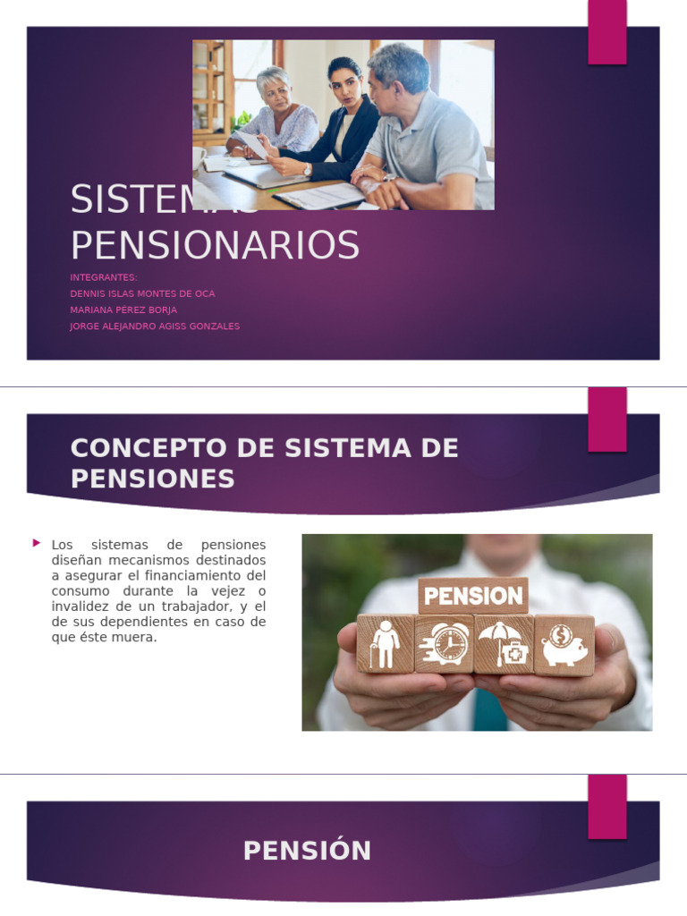 Sistemas Pensionarios | PDF | Pensión | Jubilación