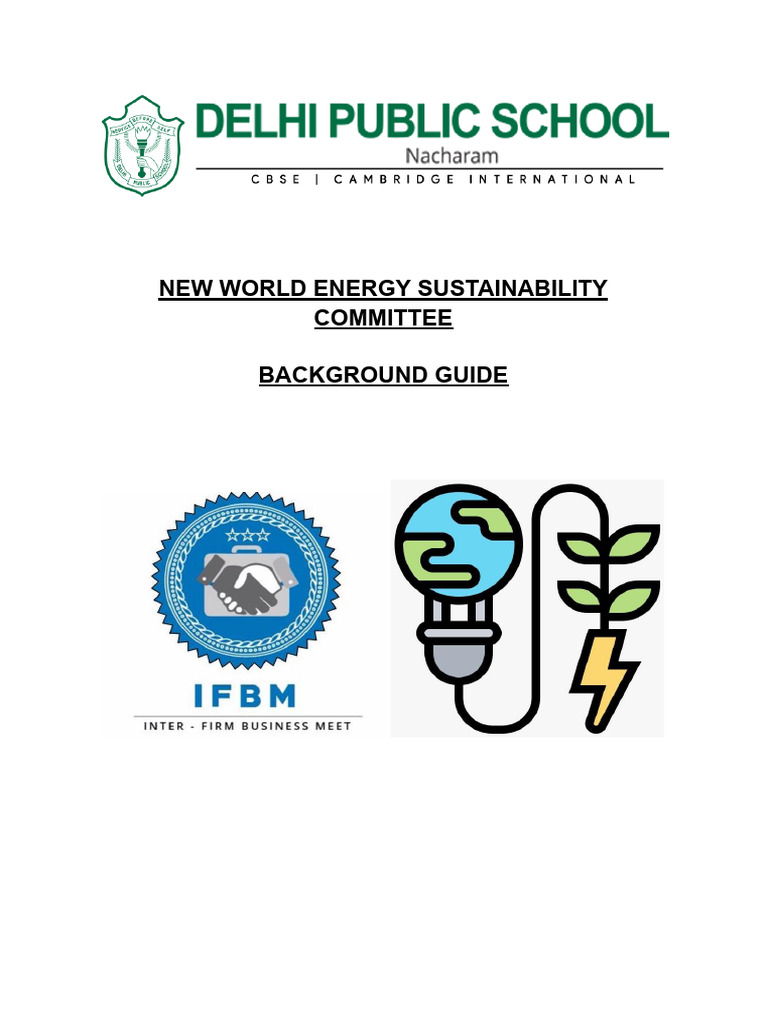 Background Guide | PDF | Sustainability | Climate Change
