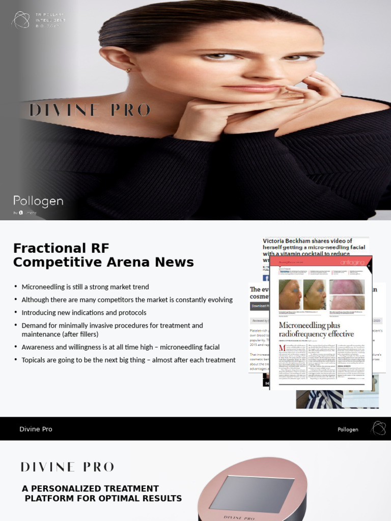 Divine Pro Black Presentation | PDF | Skin | Extracellular Matrix