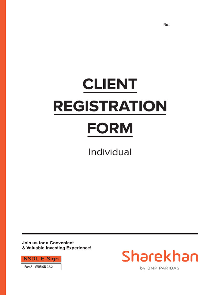 NSDL E-Sign: Part A - VERSION 22.2 | PDF | Stocks | Identity Document