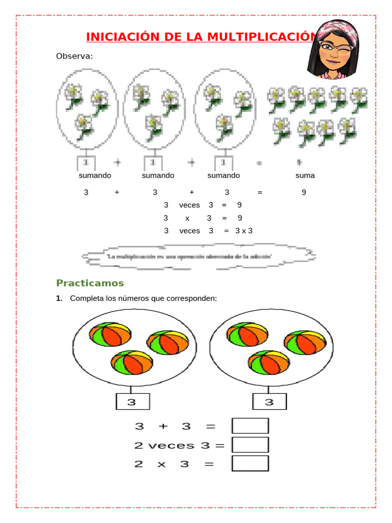 Iniciación de La Multiplicación | PDF