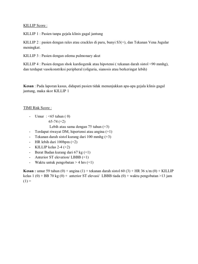 CARDIOLOGY - Killip Score | PDF